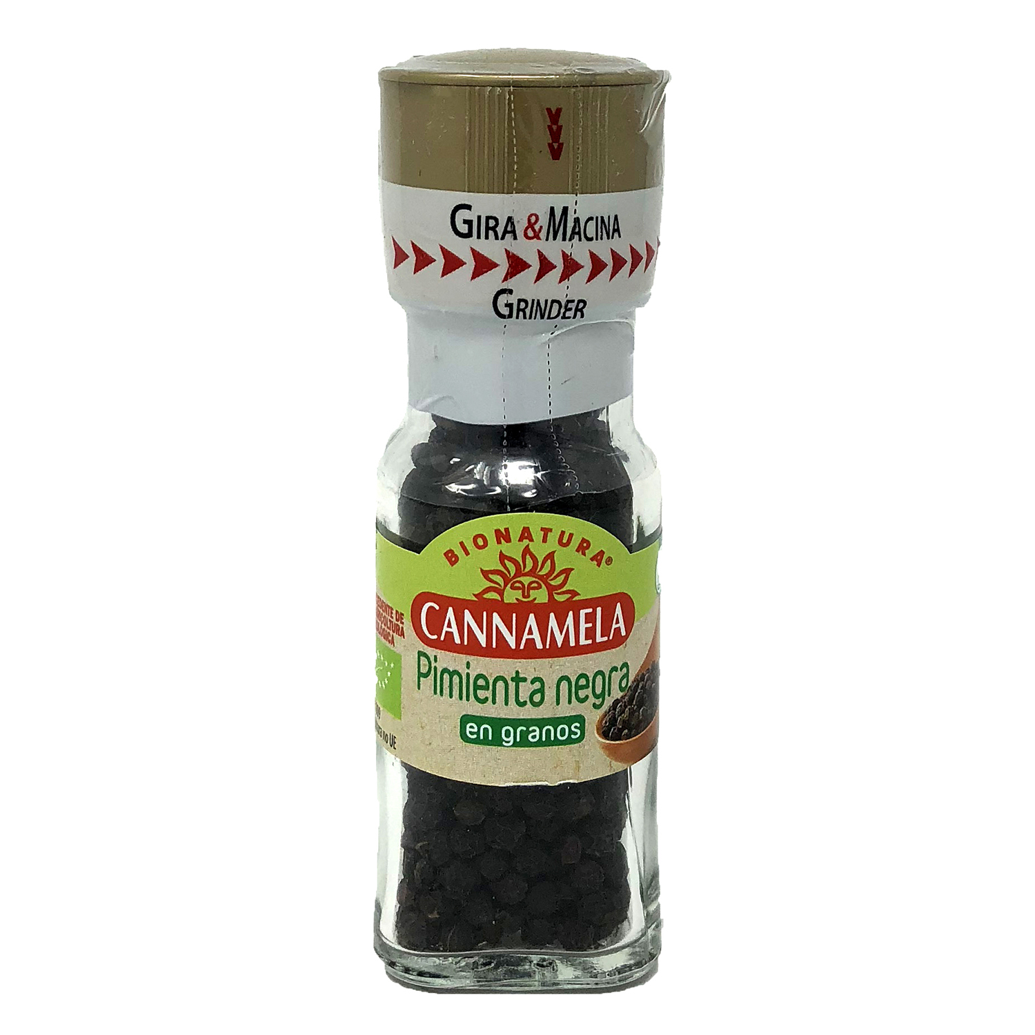 Cannamela Pimienta negra en granos Bio - BioFacil.es